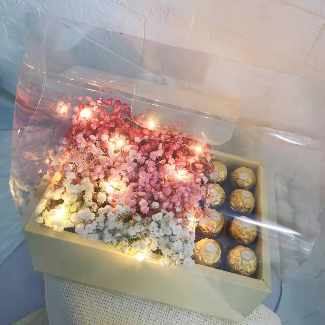 Ferreror Rocher and Baby’s Breath Birthday Box